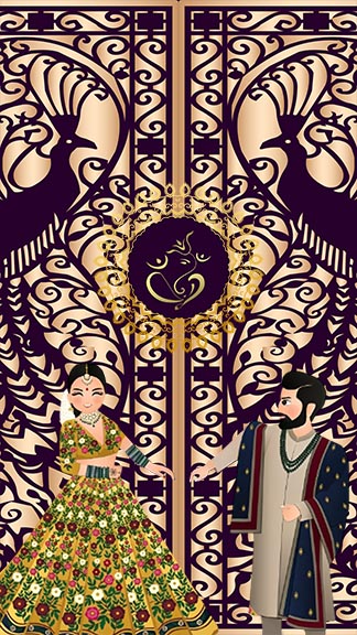 Free Gujarati Wedding Kankotri Design | Crafty Art