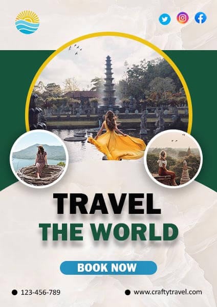 1.7K+ Travel Poster Design Templates