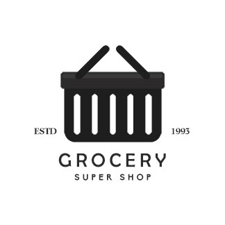 Simple Super Market Logo Template