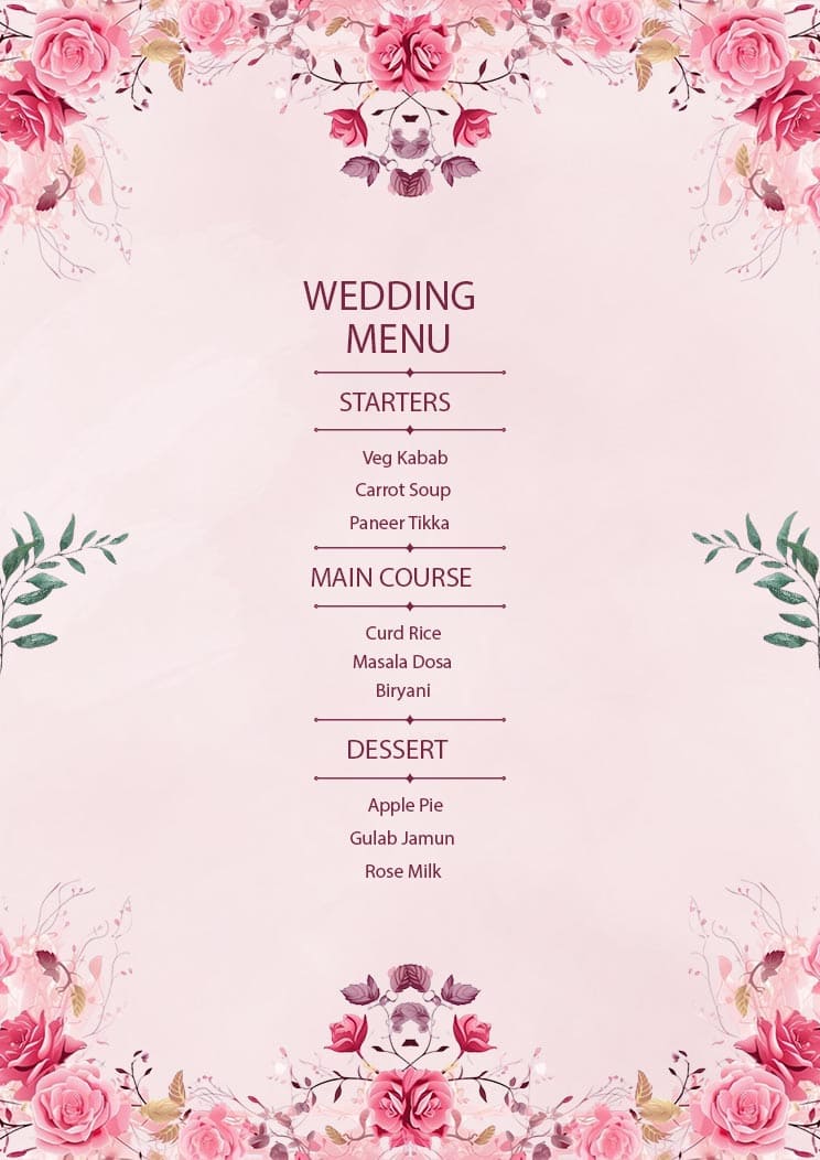 2.1k Menu Card Templates Online For Free Download