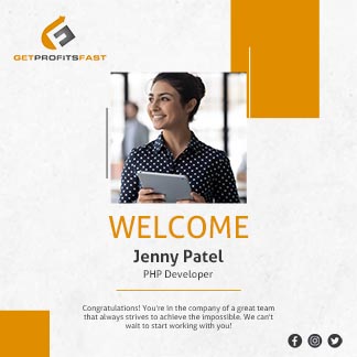 New Employee Joining Instagram Post Template