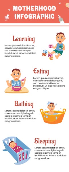 Motherhood Infographics Template