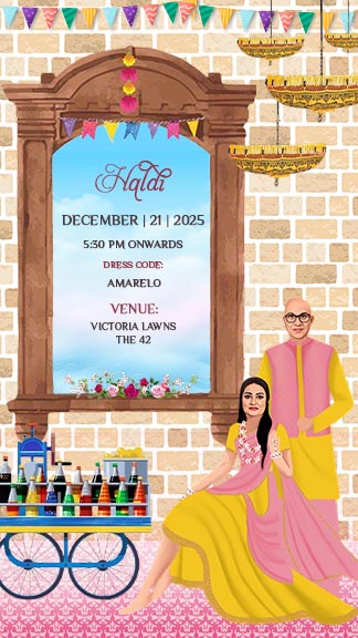 Premium Haldi Ceremony Invitation Template