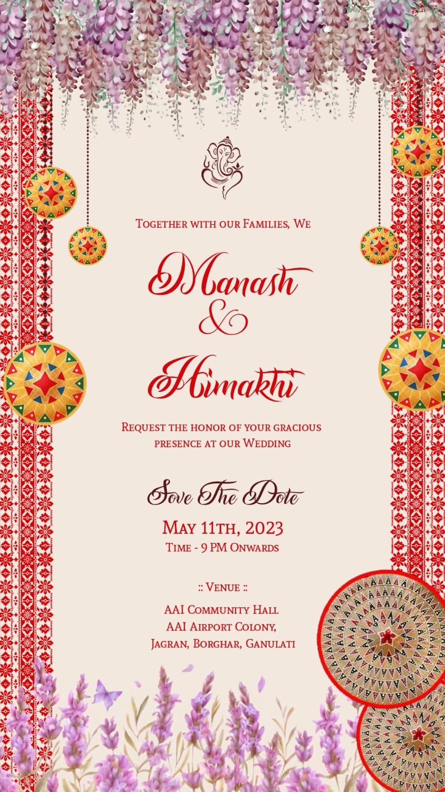 Online Assamese Wedding Card Maker