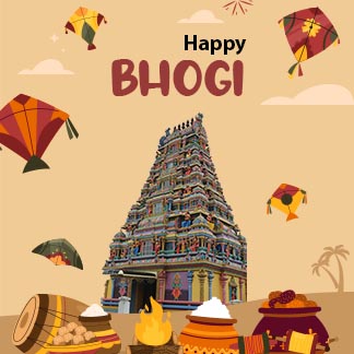 Happy Bhogi Pandigai Poster Design For Friend