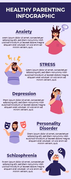 Healthy Parenting Infographic Template Free