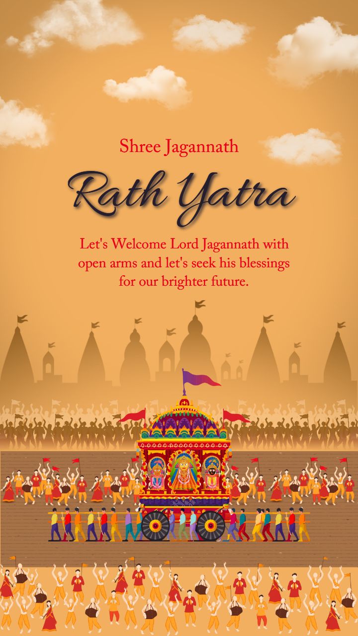 Jagannath Rath Yatra 2025: Status, Images & Invitation cards