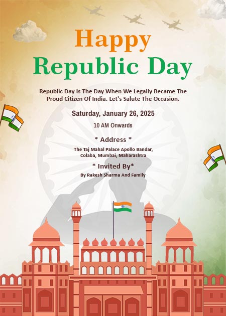 Design Your Republic Day Invitation Today