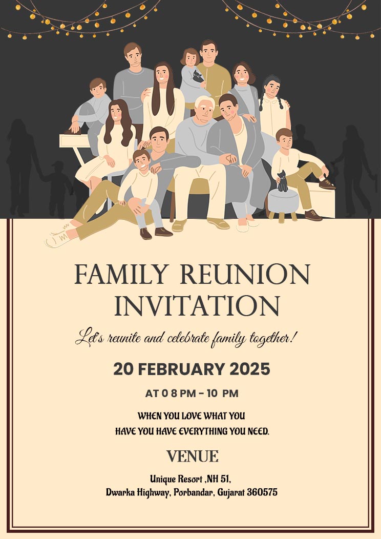 100+ Free Family Reunion Invitation Templates