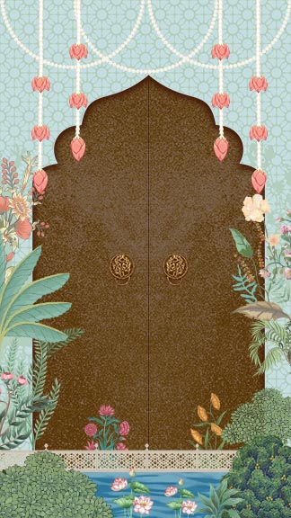 Elegant Gujarati Mundan Ceremony Invitation Card Design