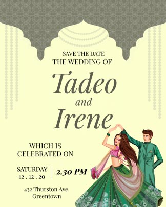 Latest Stylist Wedding Invitation Template