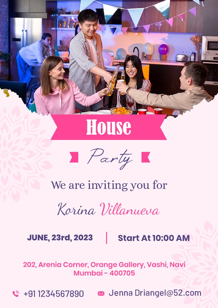 Free New Housewarming Party Invitation Card Download