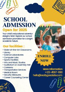 Creative Admission Open Posters – Start Designing