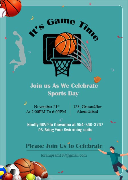 Create Sports Invitation Templates