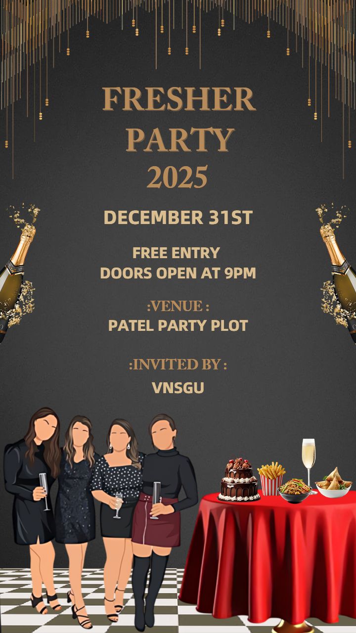 Freshers Party Invitation Card | Create Online for Free