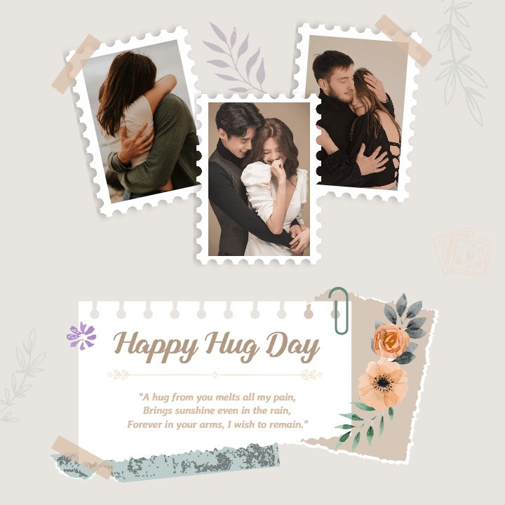 Beautiful Hug Day Images To Share With Love
