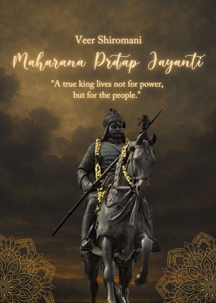 Maharana Pratap Jayanti 2025: Posters, Status & Quotes