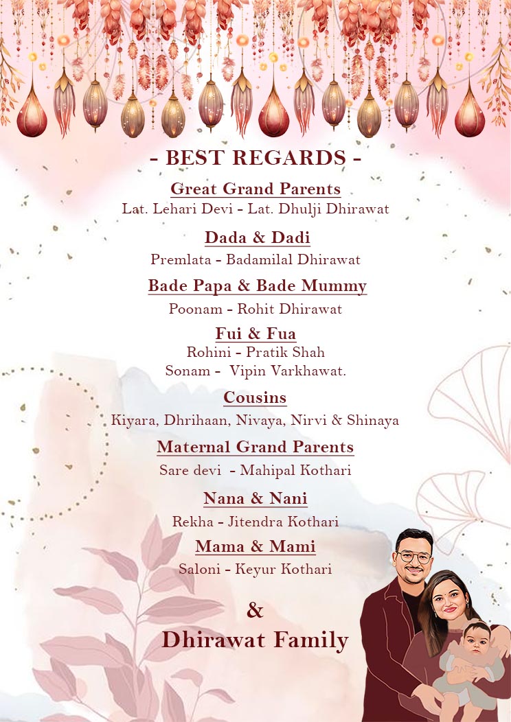 Dhundh Ceremony Invitation Card