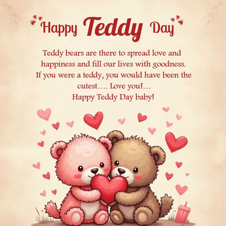 Send Cute Teddy Day Quotes Today