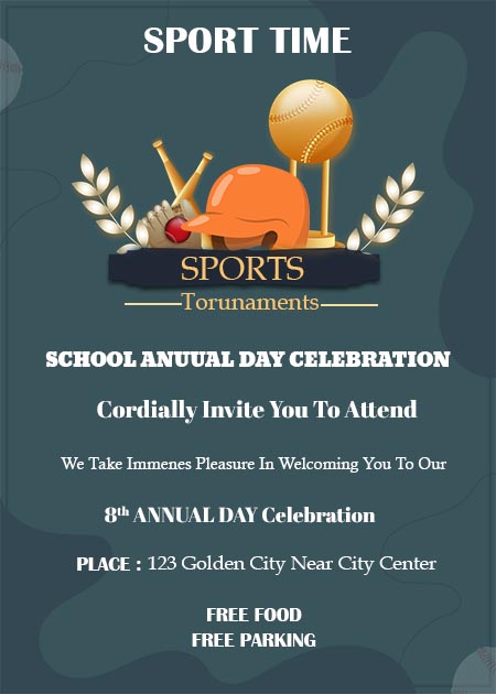 Exciting Sports Invitation Templates