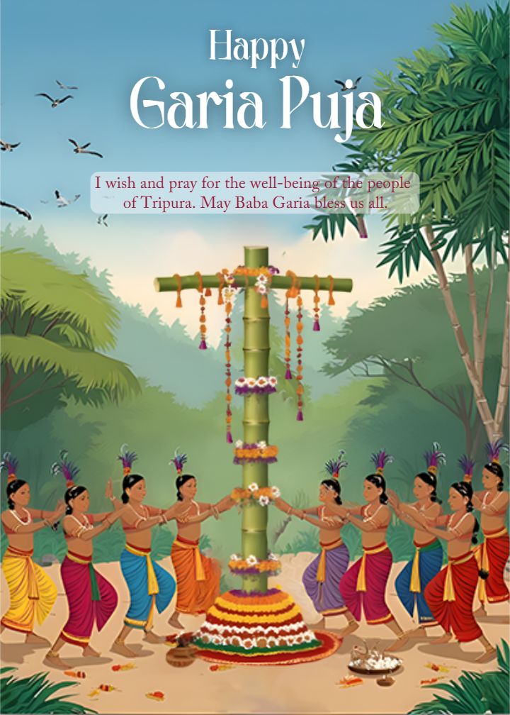 Happy Garia Puja Images And Tripura Festival Photos