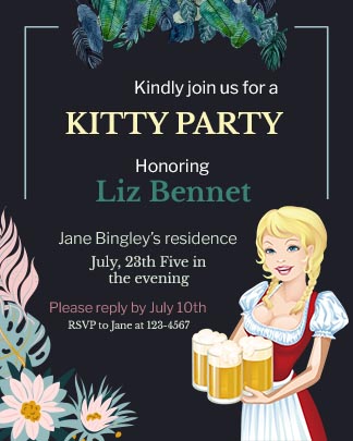 Free Online Kitty Party Invitation