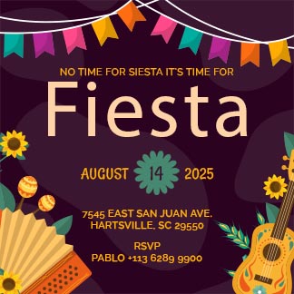 Download Editable Fiesta Party Invitation
