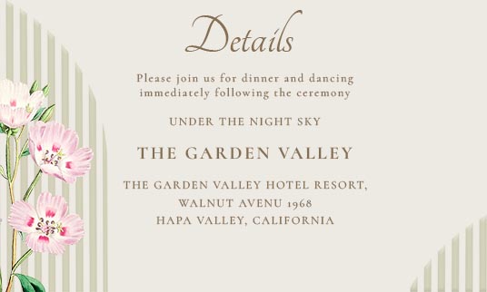 Get Colorful Wedding Invitation Landscape Template