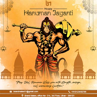 New Hanuman Jayanti Branding Post
