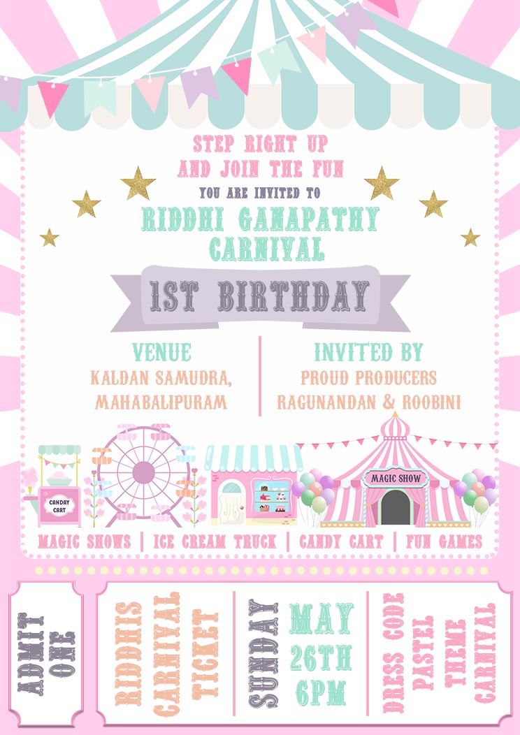 Birthday Invitation Card Free Download