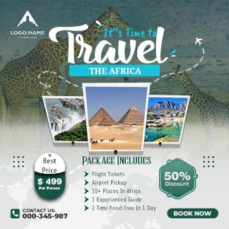 Travel Discount Instagram Post Template