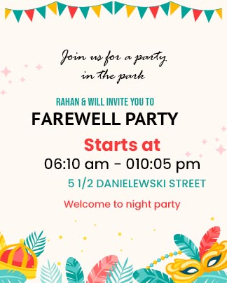 51+ Elegant Farewell Invitation Card Design Online For Free
