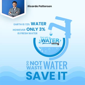 Free Save Water Quote Post