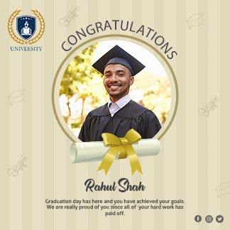 Free Graduation Congratulation Post