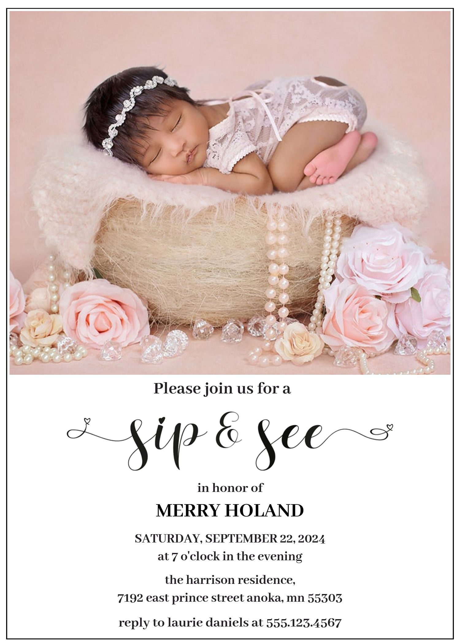Download New Sip And Sip Invitation Card