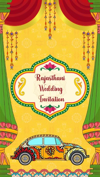 1K+ Rajasthani Wedding Invitations Card