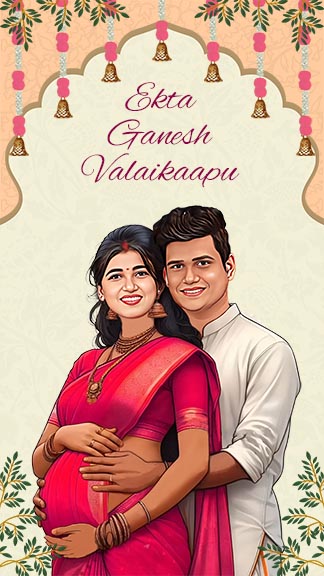 Free Valaikappu Invitation Template In Tamil Online