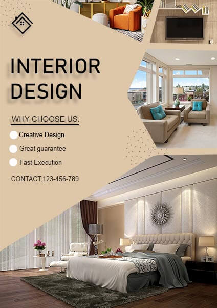 Home Interior Design Poster