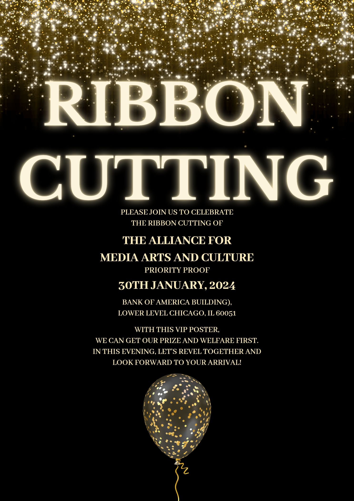 Personalized Ribbon Cutting Invitation Templates Online