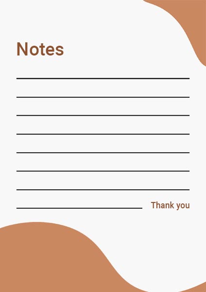 Latest Stylist Note Template