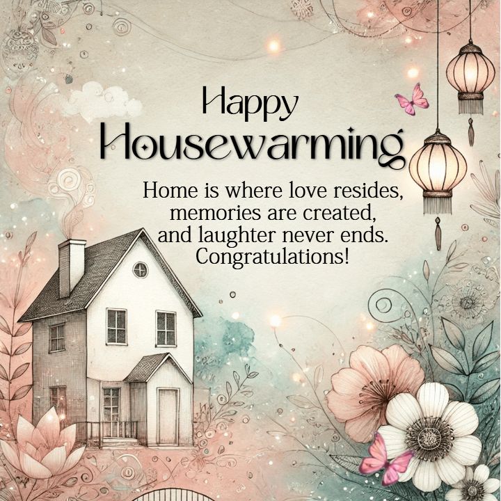 Warm Messages For A Happy Housewarming