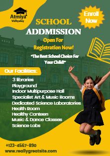 Creative Admission Open Posters – Start Designing