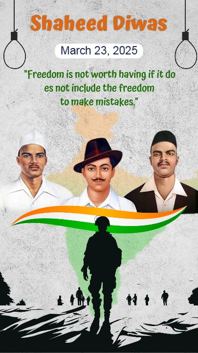 Honoring Martyrs With Shaheed Diwas Quotes Story Template