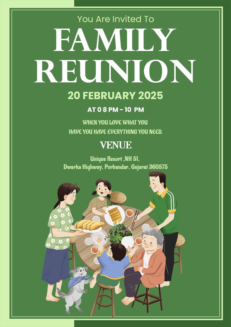 100+ Free Family Reunion Invitation Templates