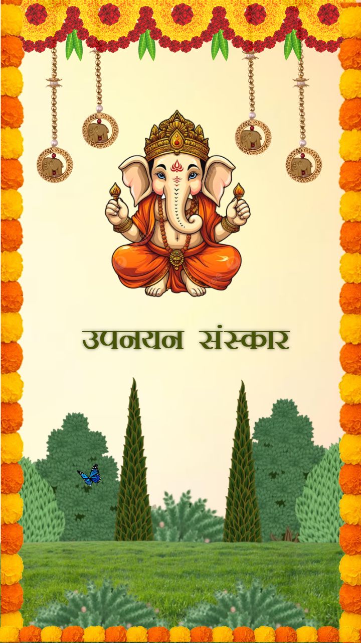 Upnayan Sanskar Nimantran Card Hindi Me Download Kare