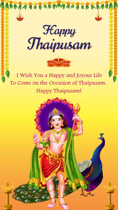 Best Thaipusam Poster For Social Media