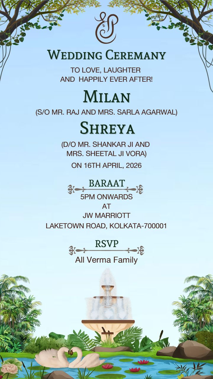 Odia Marriage Invitation Card Design Templates