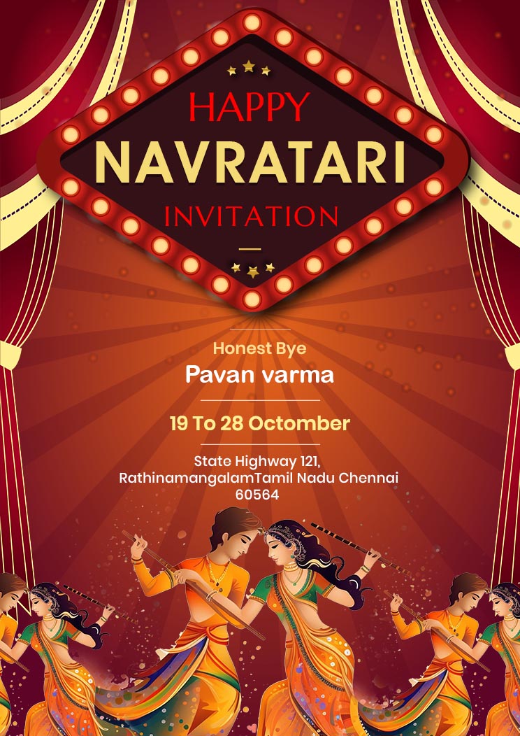 Download Happy Navratri Invitation