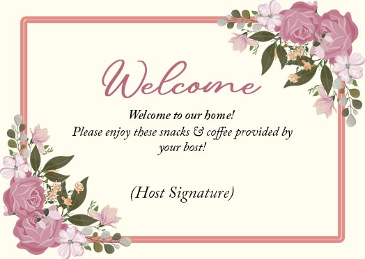 Best Welcome Card Templates Online - Crafty Art