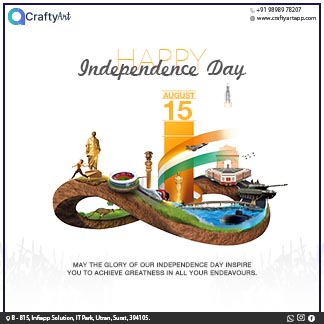 India Independence Day Stylish Photo Collage Instagram Story